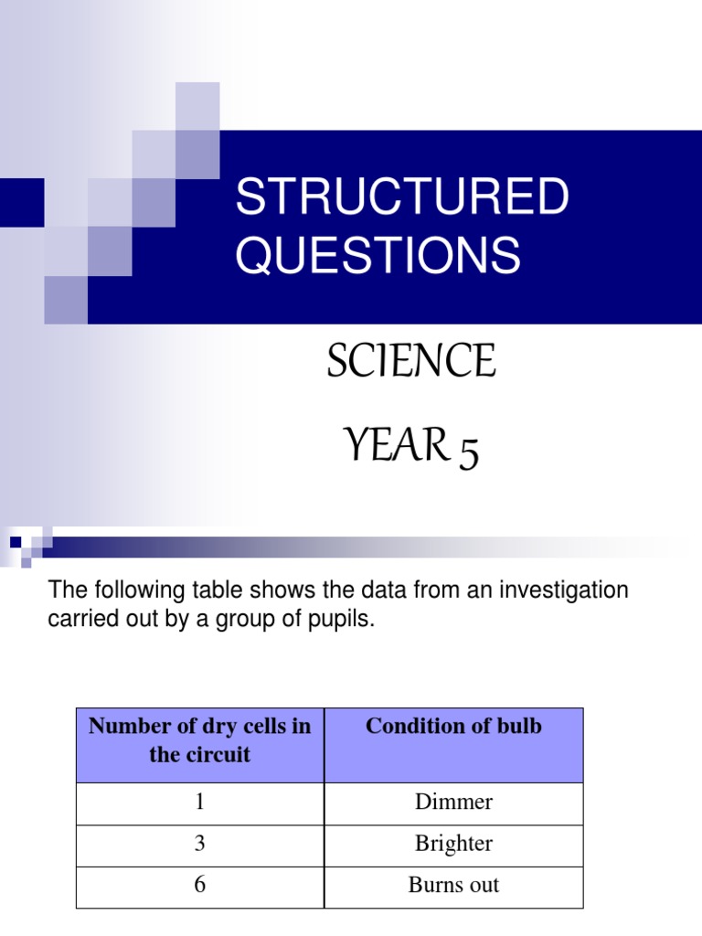 Year 5 Science Investigations Data | PDF | Shadow | Temperature