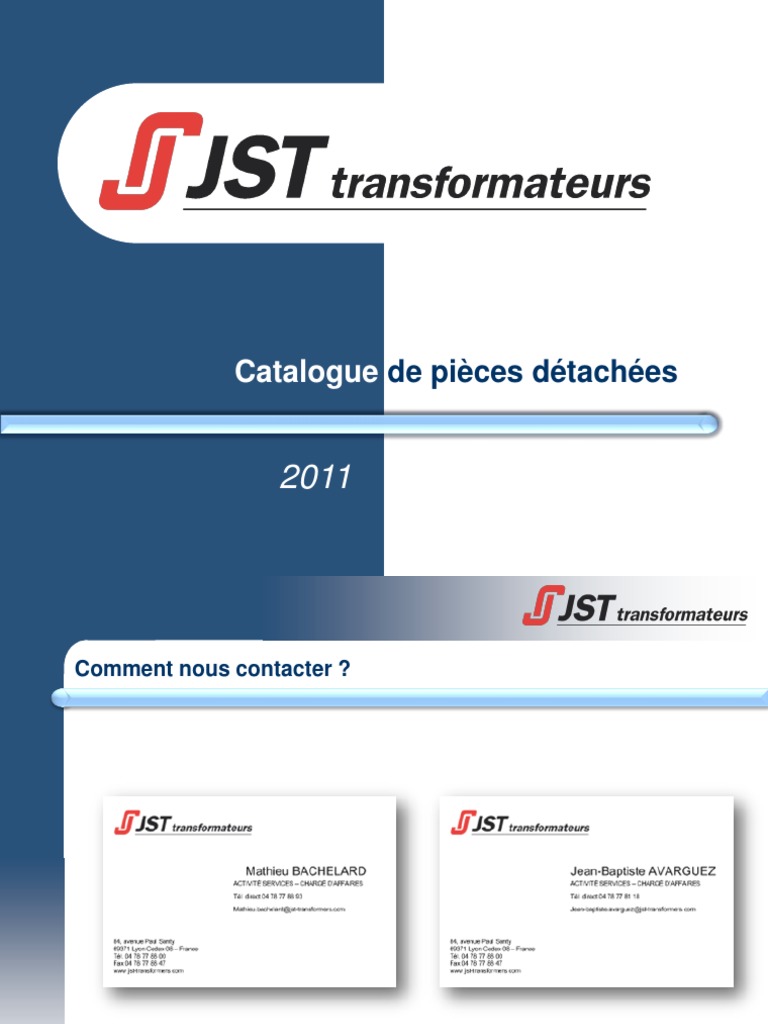 JST Transformer Catalogue | PDF | Science | Ingénierie