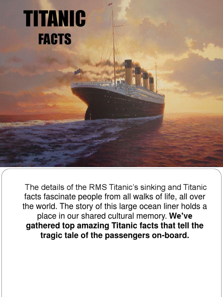 Titanic Facts | PDF | Rms Titanic | Mail