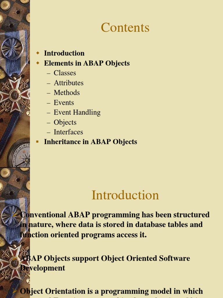 Abap Objectsoo Pdf Class Computer Programming Inheritance Object Oriented Programming 3453