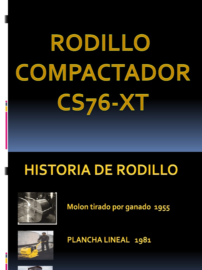 Rodillo Compactador CS76-XT | PDF | Gramophone Record | Bomba