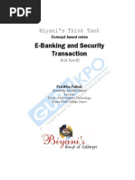 E-banking Risk Management Guide | PDF | Banks & Banking | Online Banking