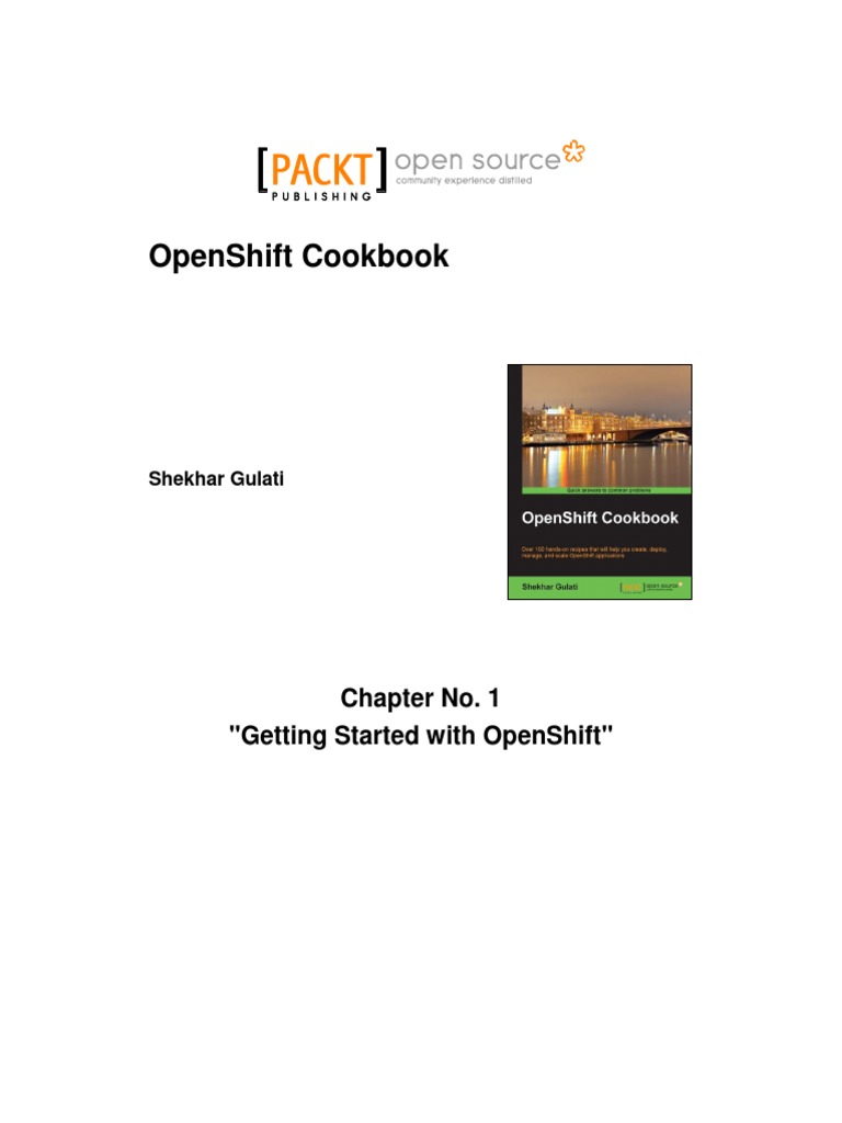 OpenShift Cookbook Sample Chapter | PDF | Secure Shell | Platform As A ...