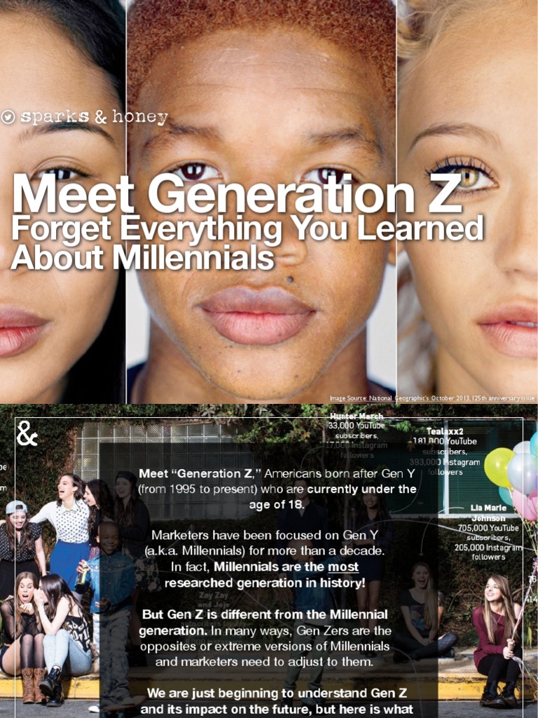 Generation Z | PDF | Millennials | Social Media