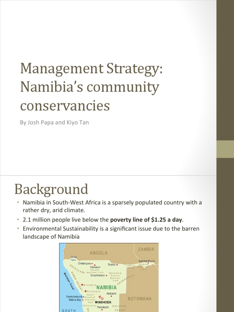 Namibia's Dual Approach to Community-Based Natural Resource Management ...