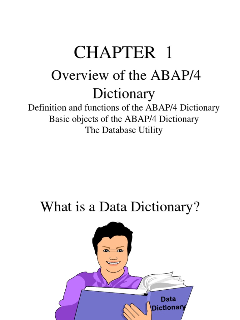 SAP ABAP Dictionary Bc030 | PDF | Relational Database | Data Model SAP ABAP Dictionary Bc030 | PDF | Relational Database | Data Model