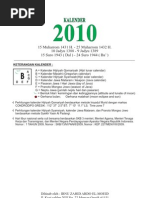 Kalender Jawa 1996 Lengkap Weton | PDF | Seni | Sejarah