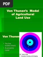 AP Human Geography: Von Thunen Model | PDF | Agriculture | Farms