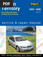 BF Falcon Workshop Manual | PDF | Axle | Automotive Technologies