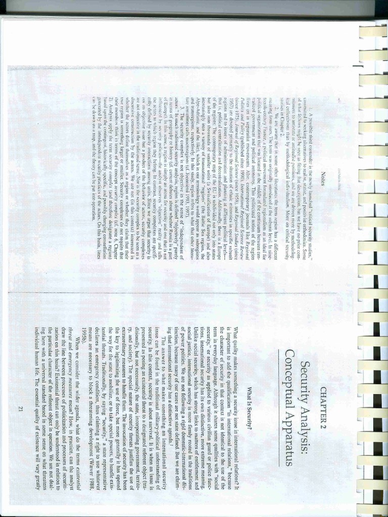 Buzan & Waever - Security.a New Framework For Analysis | PDF