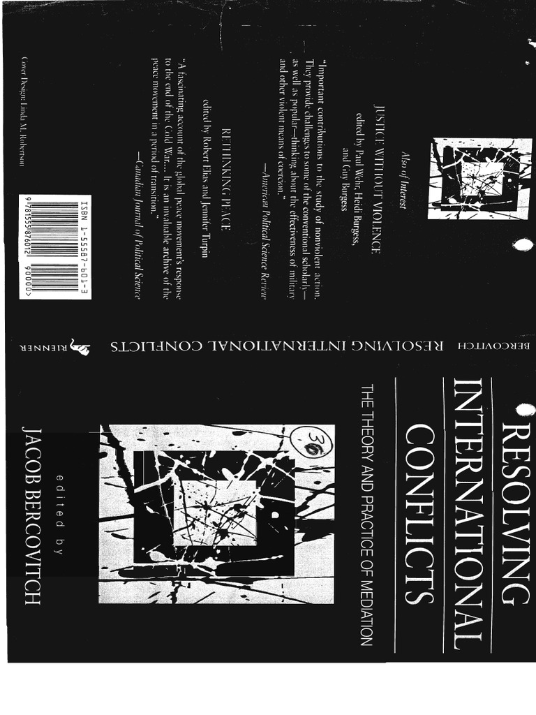 Mediation in Post-Cold War Conflicts | PDF | Mediation | Negotiation