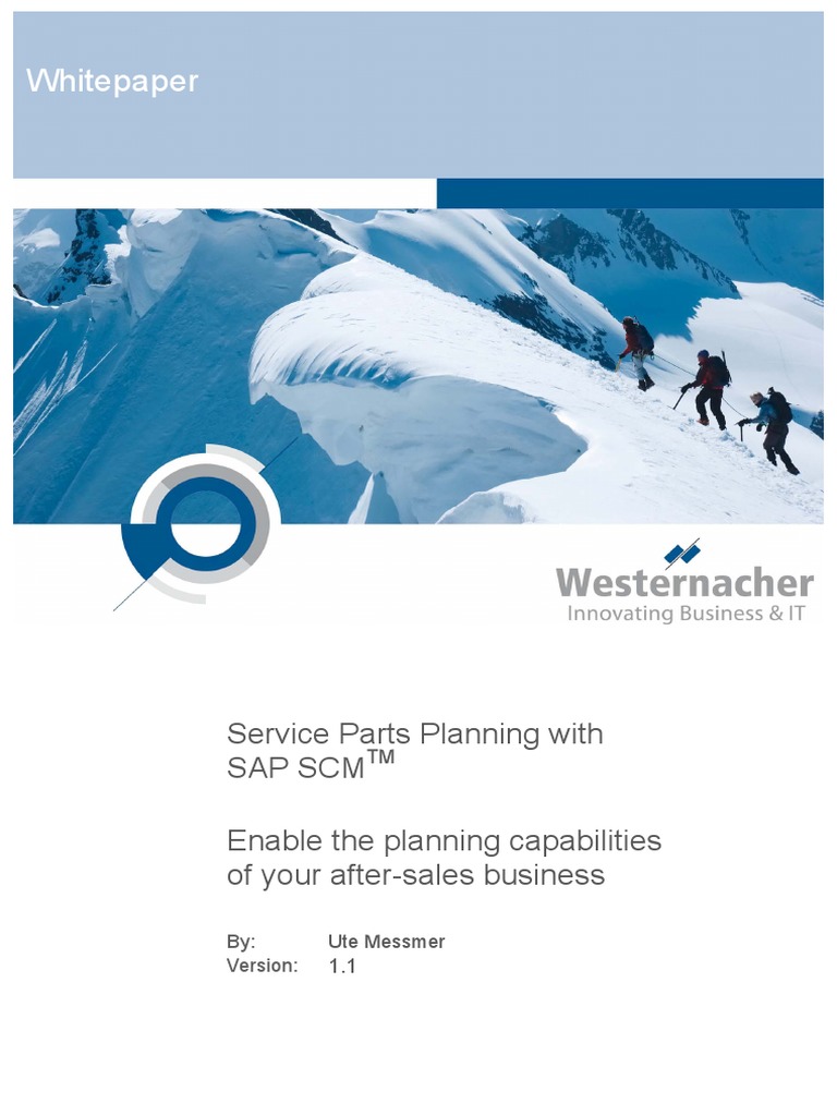 SAP SPP: Optimizing Service Parts Management | PDF | Supply Chain ...