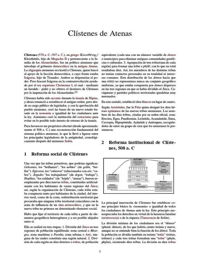 Clístenes de Atenas | Descargar gratis PDF | Gobierno griego antiguo ...