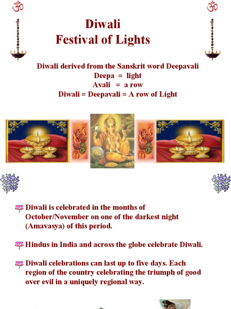 Diwali Festival of Lights | PDF | Indian Religions | Hindu Mythology