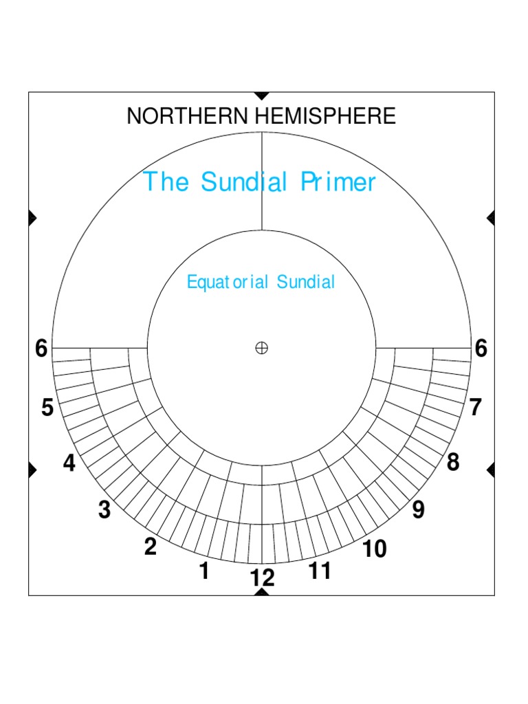 Equatorial Sundial Construction Guide | PDF | Geography | Solar System