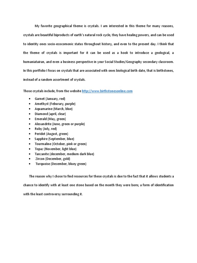 Geography of Crystals | PDF | Chakra | Sustainability