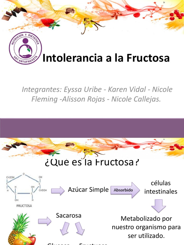 Intolerancia A La Fructosa | PDF | Fructosa | Nutrición