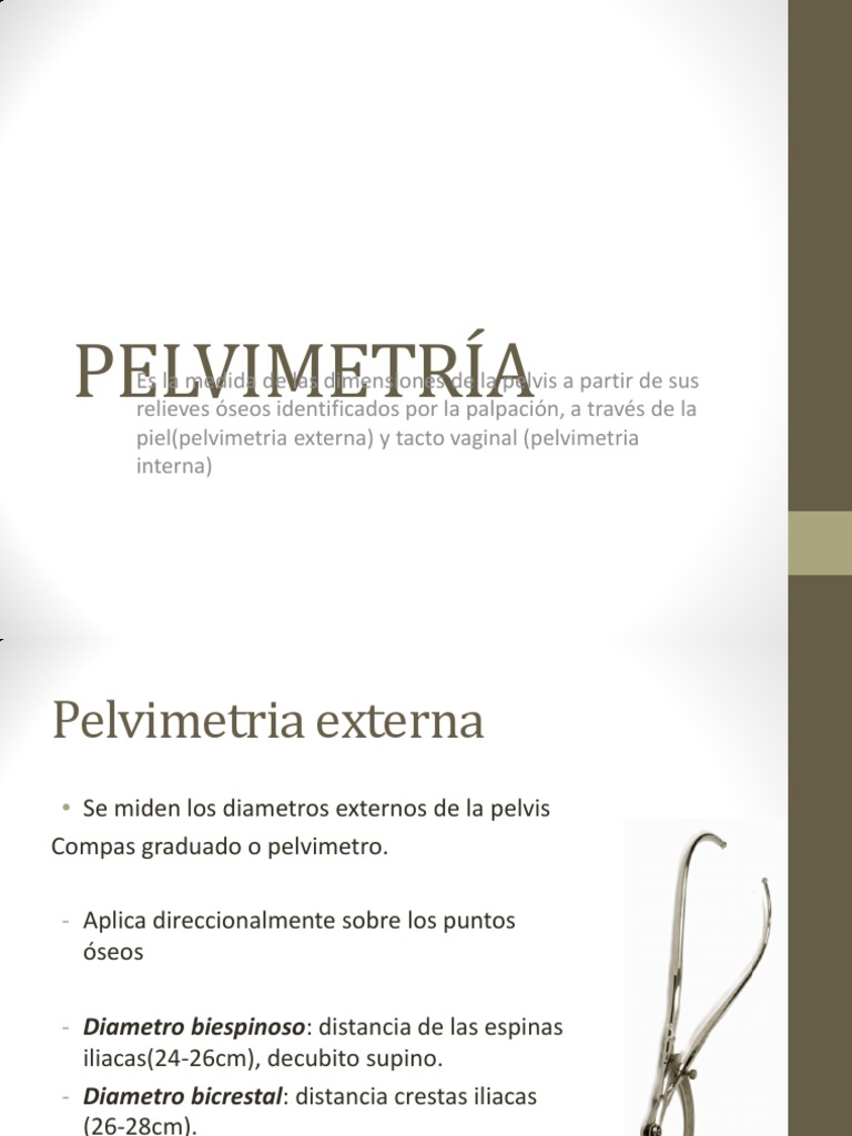 PELVIMETRÍA | PDF