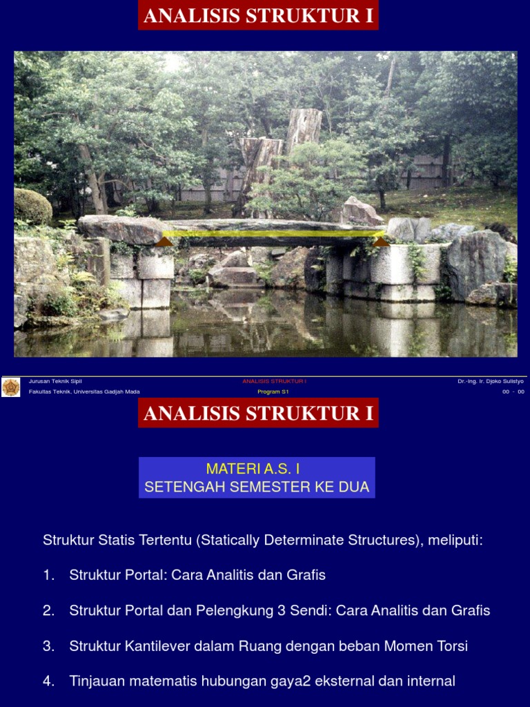 Analisis Struktur Teknik Sipil I | PDF