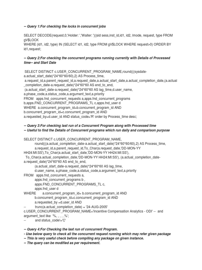 Concurrent Program Queries | PDF | Databases | Computer Engineering