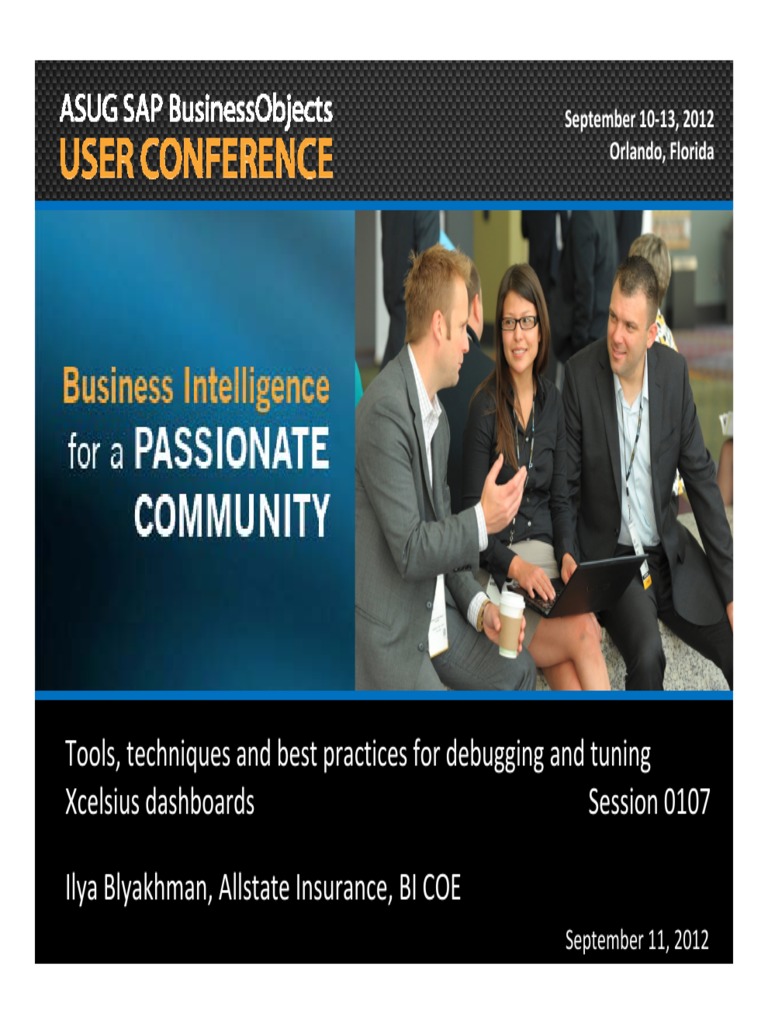 Optional Techniques and Best Practices For Debugging and Tuning Xcelsius Dashboards | PDF ...