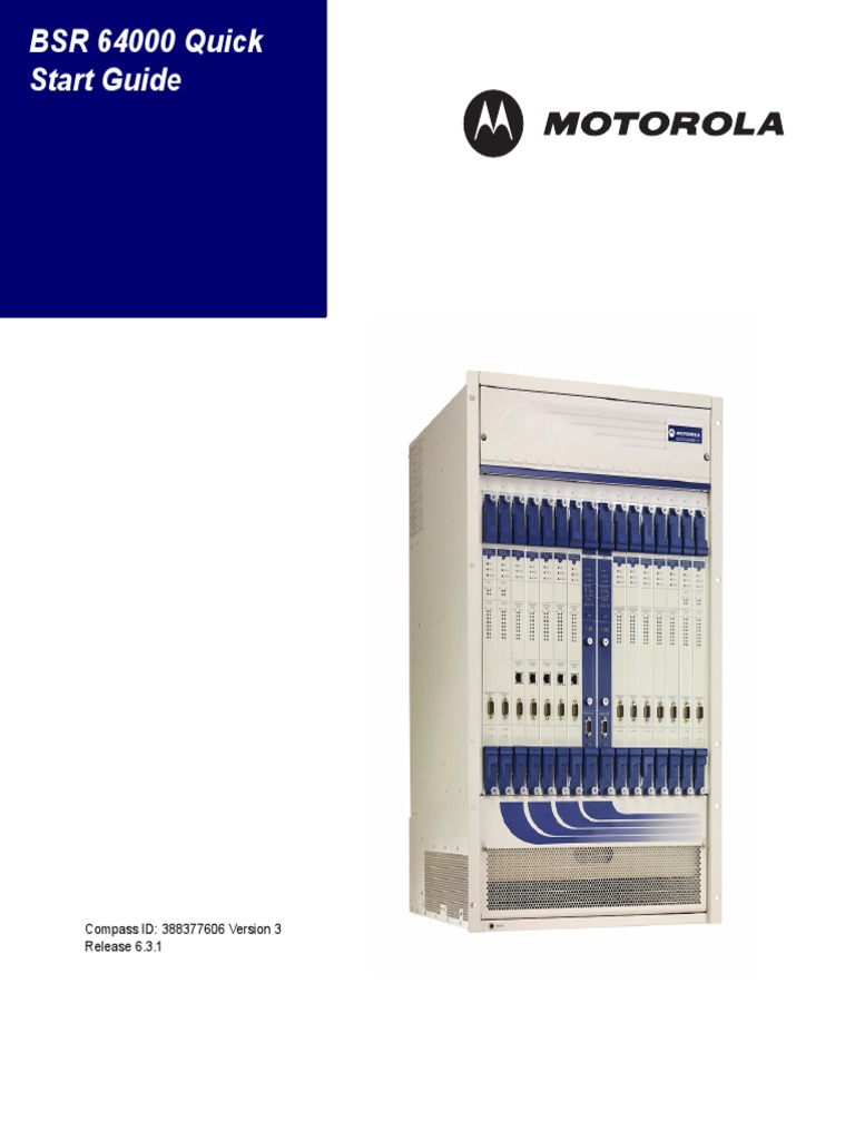 BSR64K R6.3.1 QuickStartGuide | PDF | Parameter (Computer Programming) | Virtual Private Network