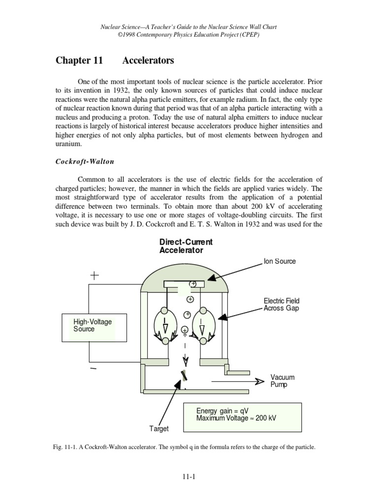 Ch11 ParticleAccel | PDF | Particle Accelerator | Physics
