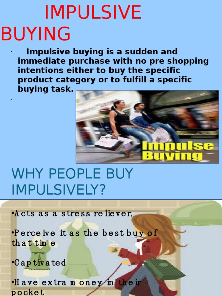 Impulsive Buying | Impulsivity | Retail