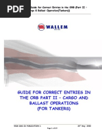 Sample Ballast Water Record Book Completed | PDF | Water | Ships