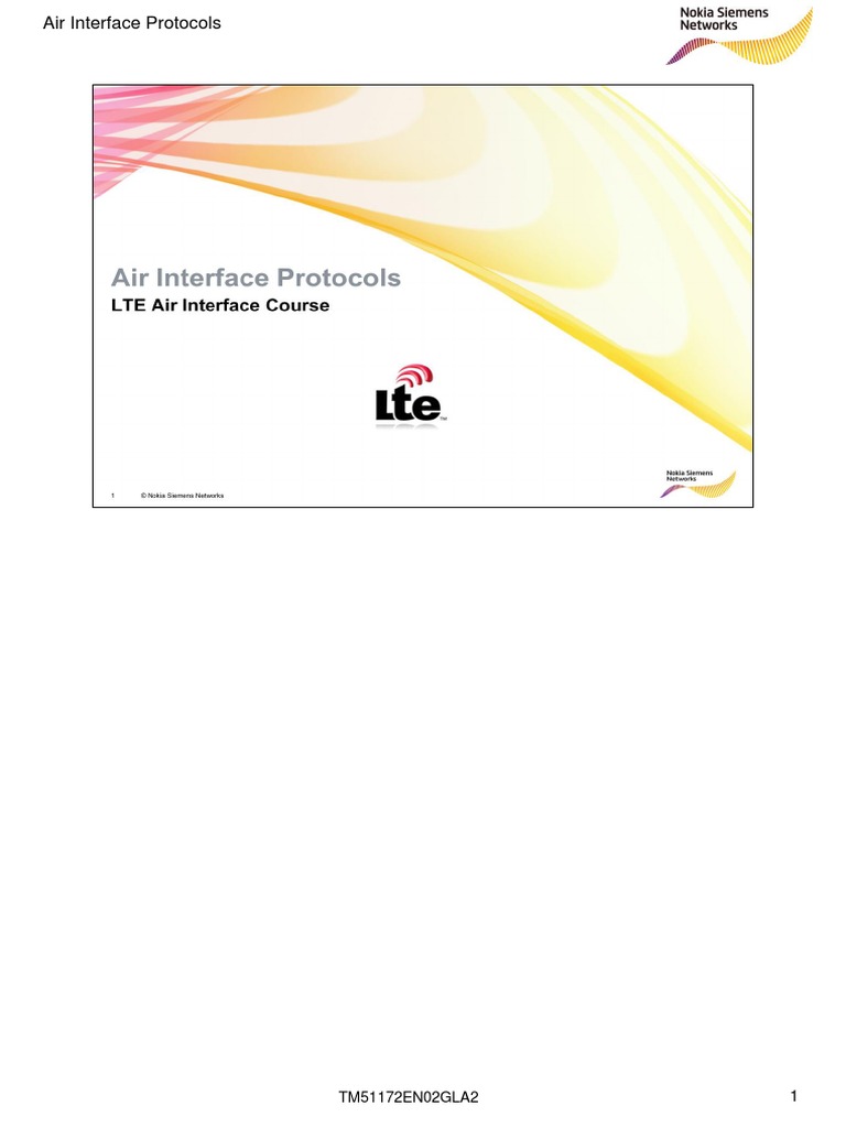 LTE Air Interface Protocol Overview | PDF | Internet Protocols ...