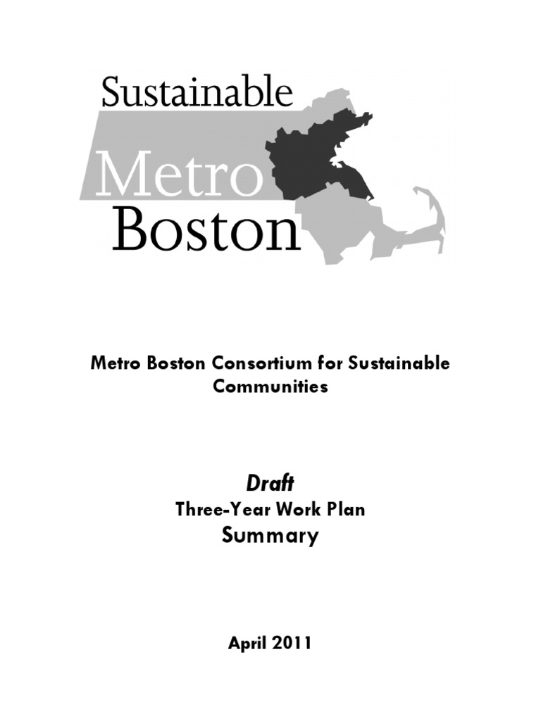 Sustainable Metro Boston | PDF | Green Infrastructure | Sustainability