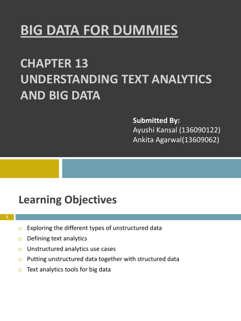 Big Data Text Analytics | PDF | Analytics | Big Data