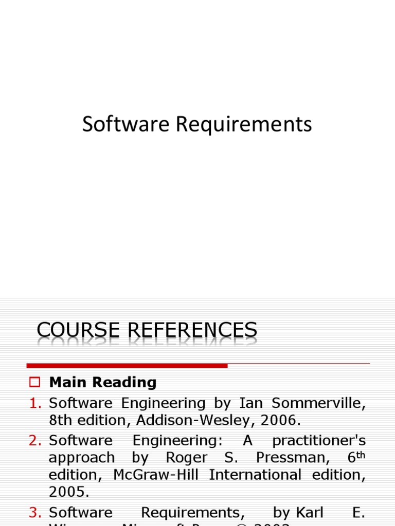 SW Requirement | PDF | Computing | Areas Of Computer Science