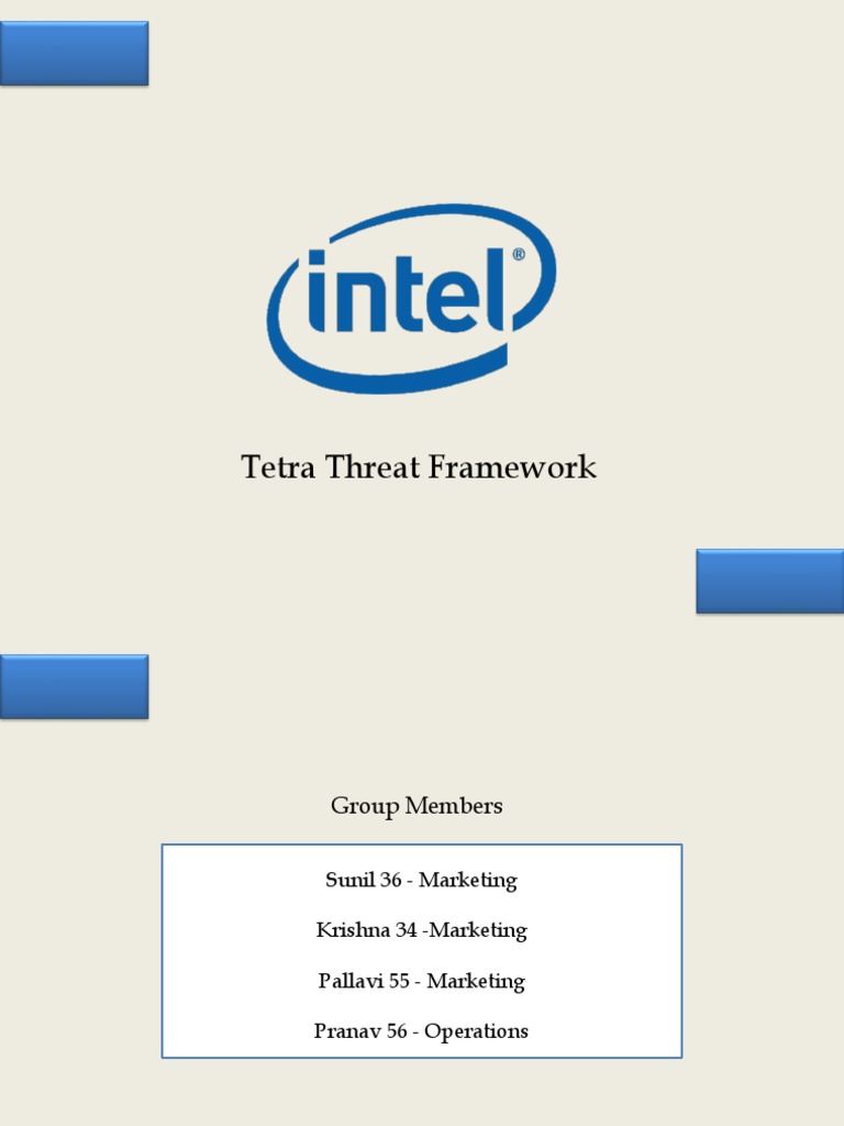 Pallavi - Intel Tetra Threat Framework | PDF | Intel | Microprocessor