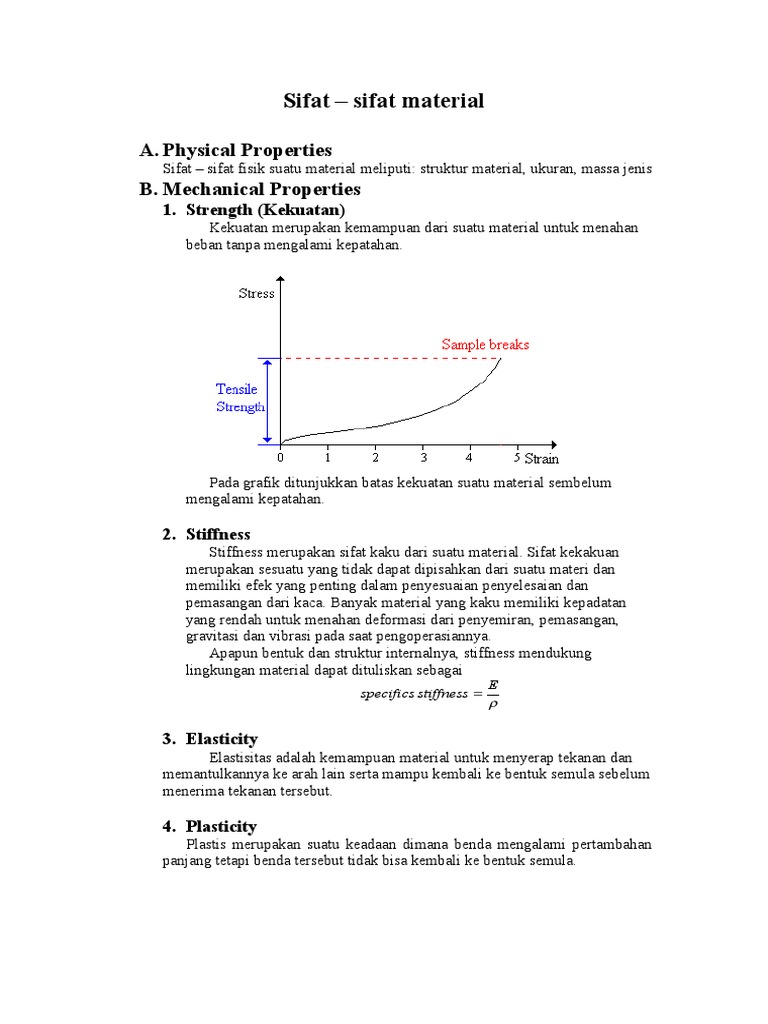 Material Teknik - Sifat Bahan | PDF | Metode & Bahan Ajar | Sains ...