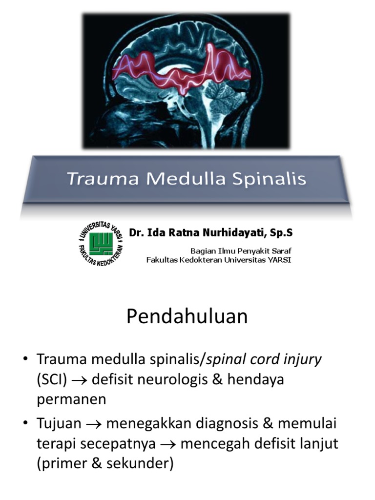 Trauma Medulla Spinalis | Intravenous Therapy | Clinical Medicine