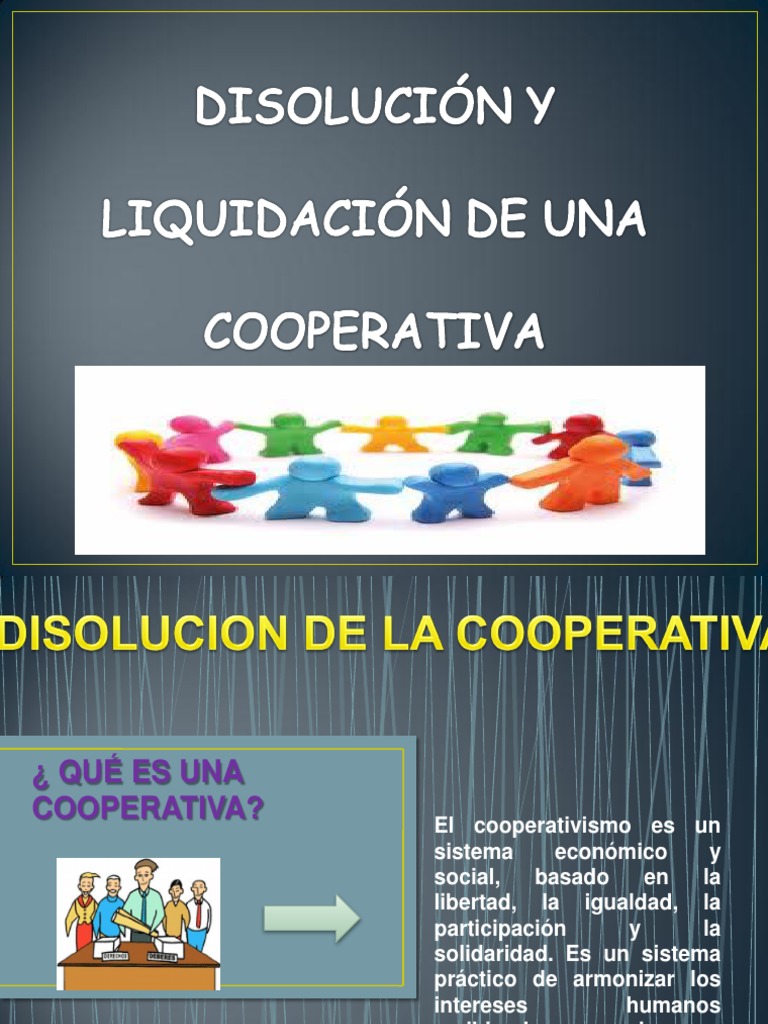 Disolucion y Liquidacion | PDF | Sociedad de responsabilidad limitada | Cooperativa