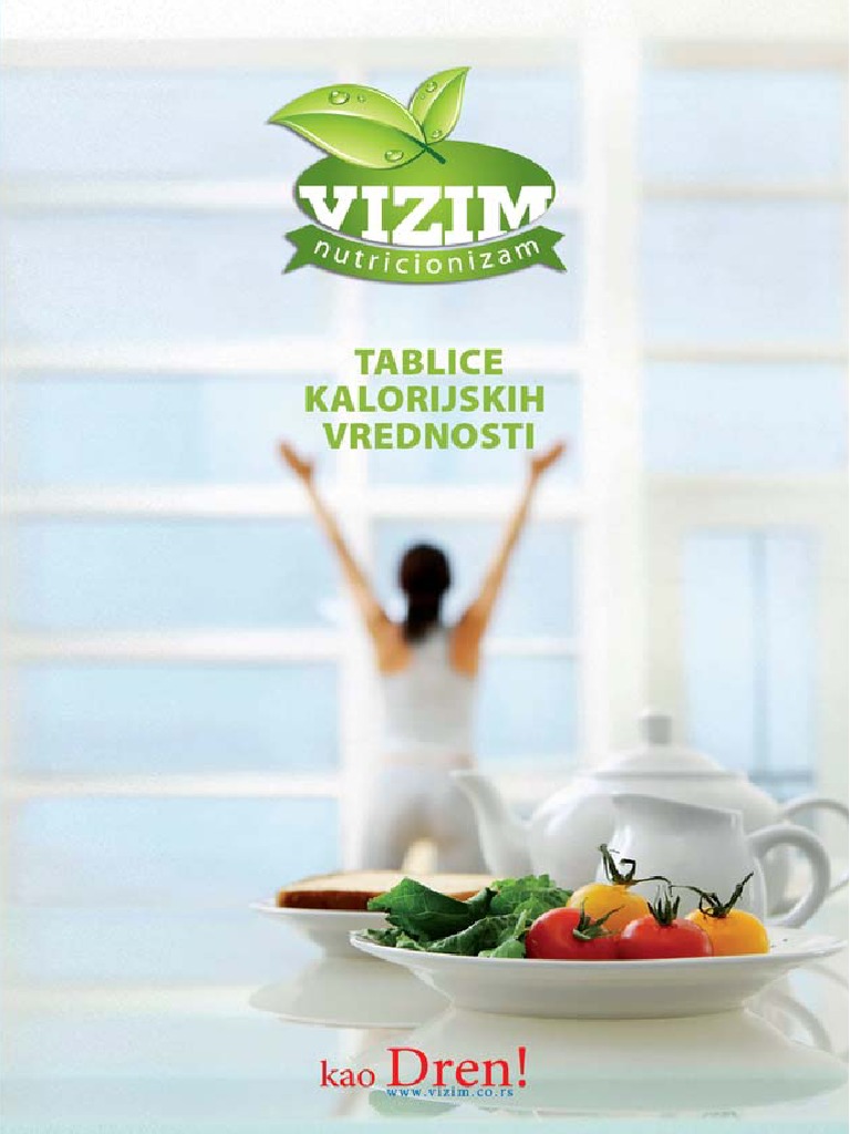 Tablice Kalorijskih Vrednosti PDF | PDF