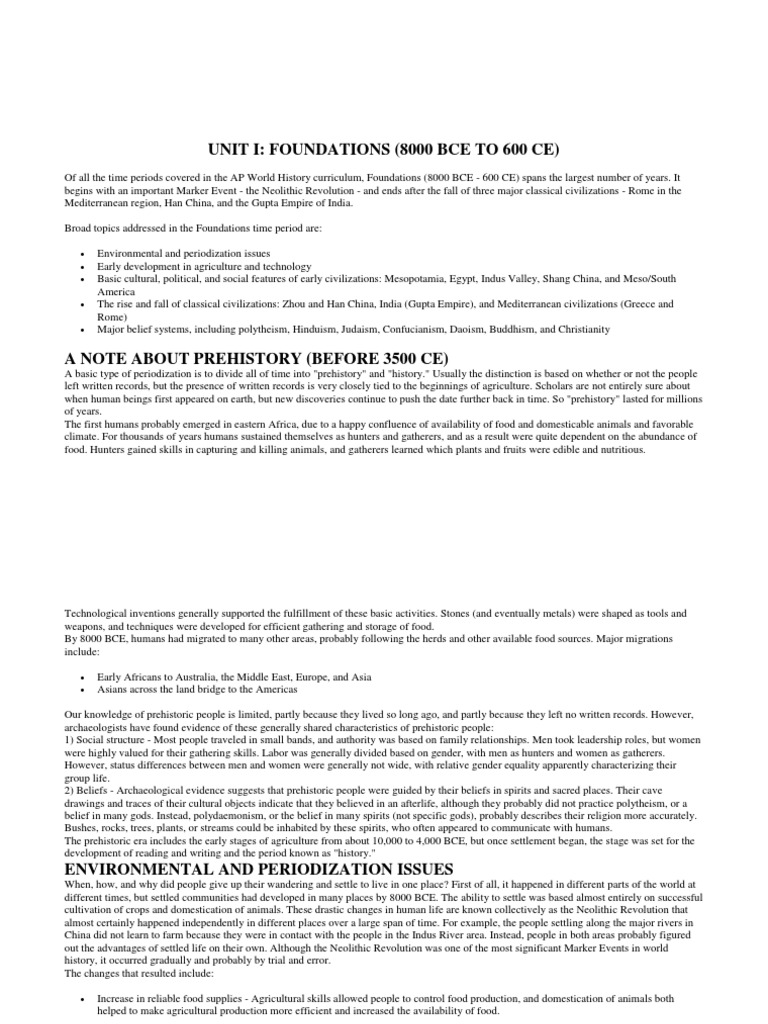 Understanding the Foundations: An Overview of the Key Developments ...