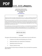 Irrevocable Trust Template 1 | PDF | Deed Of Trust (Real Estate) | Real ...