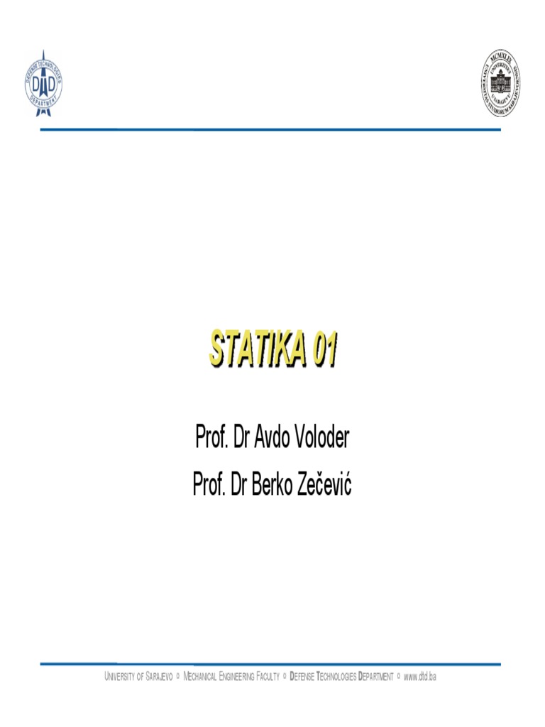 Statika 01 | PDF