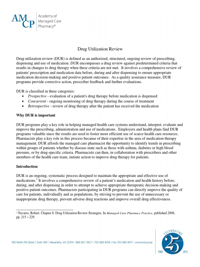 Drug Utilization Review | Pharmacy | Pharmaceutical Drug