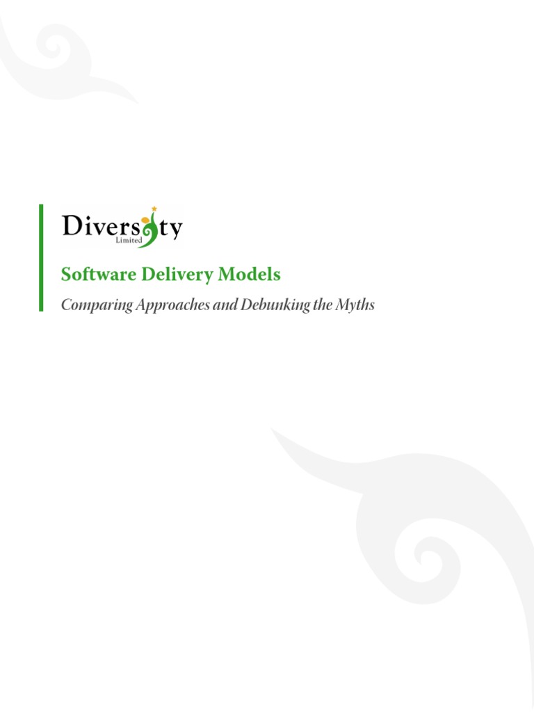 Software Delivery Models | PDF | Software As A Service | Software