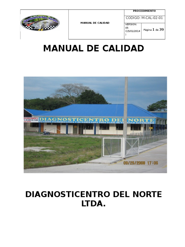 Misión de Calidad en DiagnosticoCentro | PDF | Calidad (comercial ...