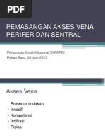 CVC Medis: Tujuan, Teknik, dan Risiko | PDF