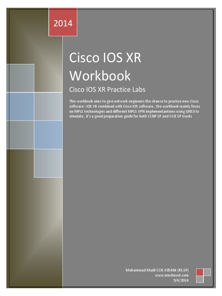 IOS XR Workbook | PDF | Multiprotocol Label Switching | Networking
