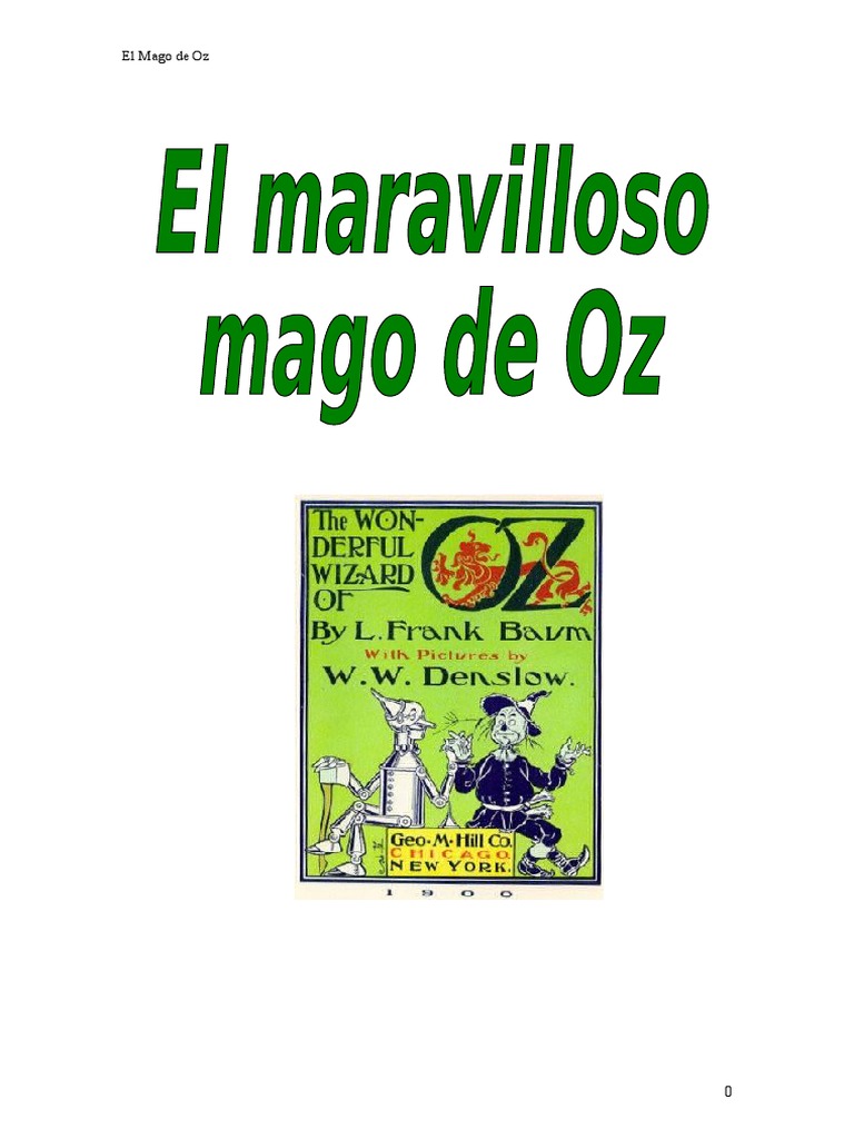 Propuesta Didactica de El Mago de Oz | PDF | Libros para adolescentes
