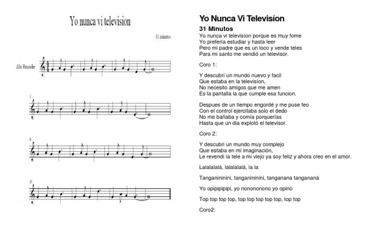 31 Minutos Yo Nunca Vi Television | PDF | Entretenimiento (general)