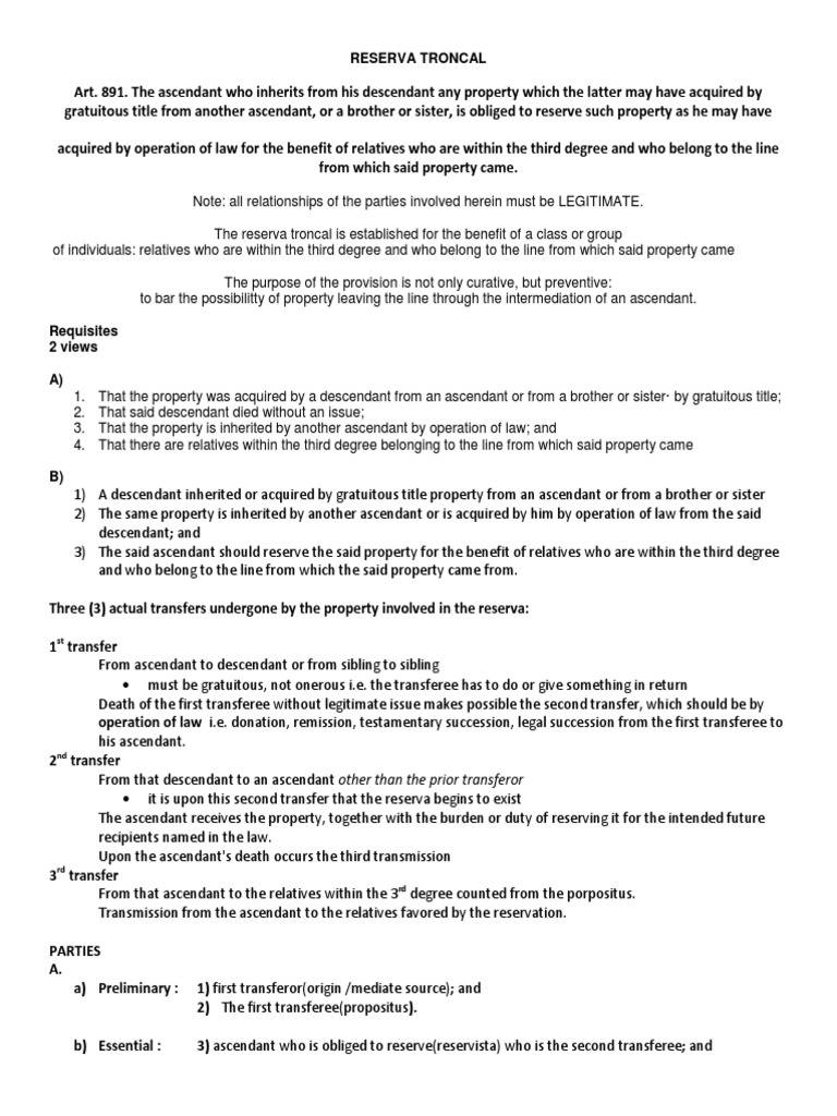 Reserva Troncal | PDF | Property | Mortgage Law