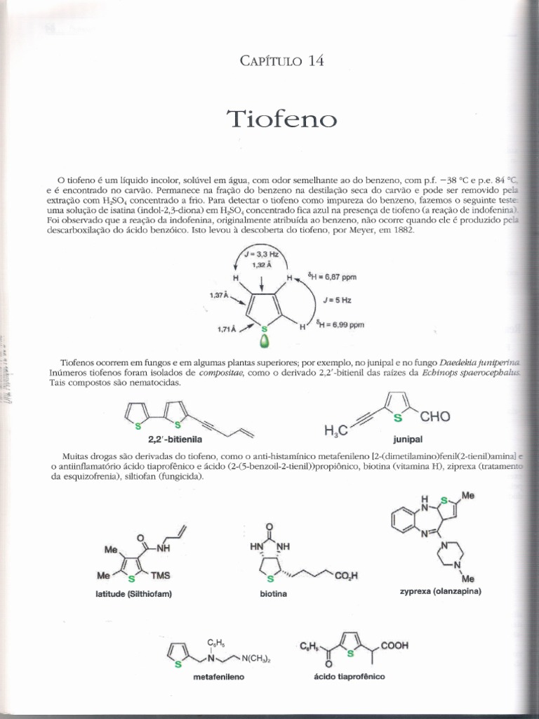 Tiofeno | Éster | Química Orgânica